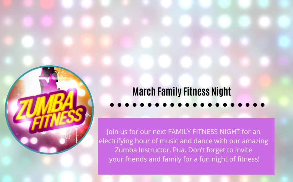 March Family Fitness Night - Lānai Community Health Center